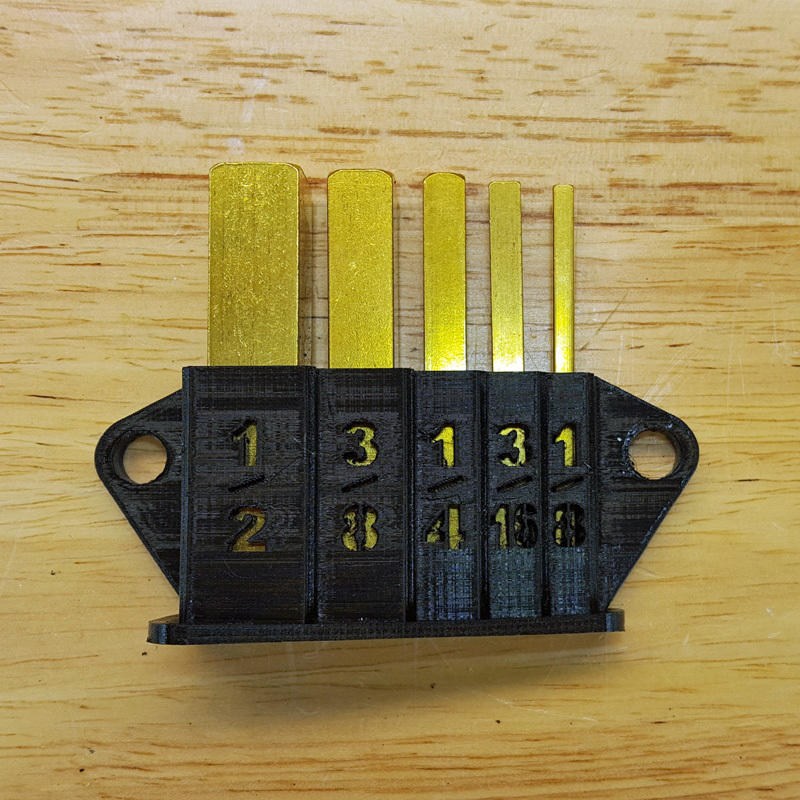 Set Up Gauges (5-pc.) Holder - Free Standing & Hanging by SteveJohnsen ...