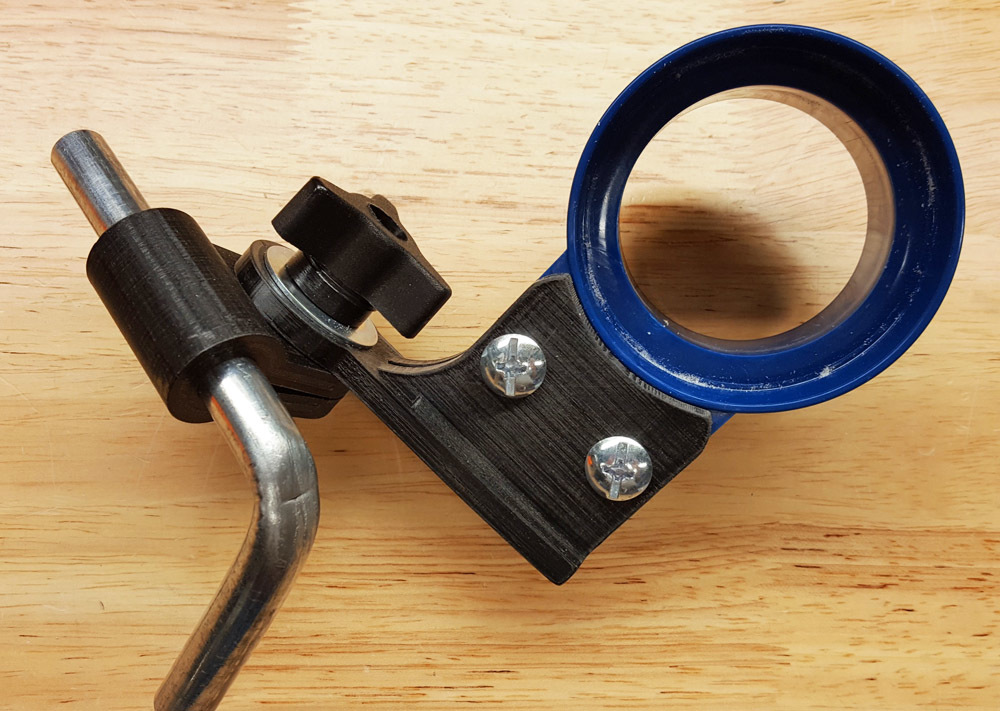 Clamping Right Angle Bracket, 1/2" Dia. Rod/Shaft, for Loc-Line Vac ...