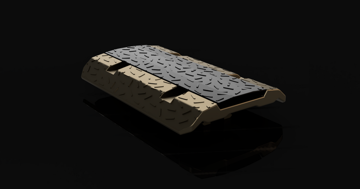 Magpul rail cover type 2 (M-lok) by Recticle | Download free STL model ...