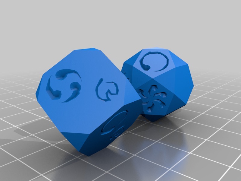 Legend Ring Dice by Okami 359 | Download free STL model | Printables.com