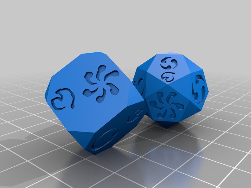 Legend Ring Dice by Okami 359 | Download free STL model | Printables.com