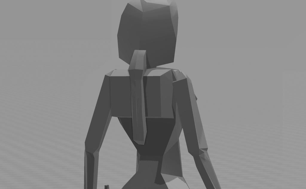 Lara Croft Classic with fixed PoneyTail by Ludiks | Download free STL ...