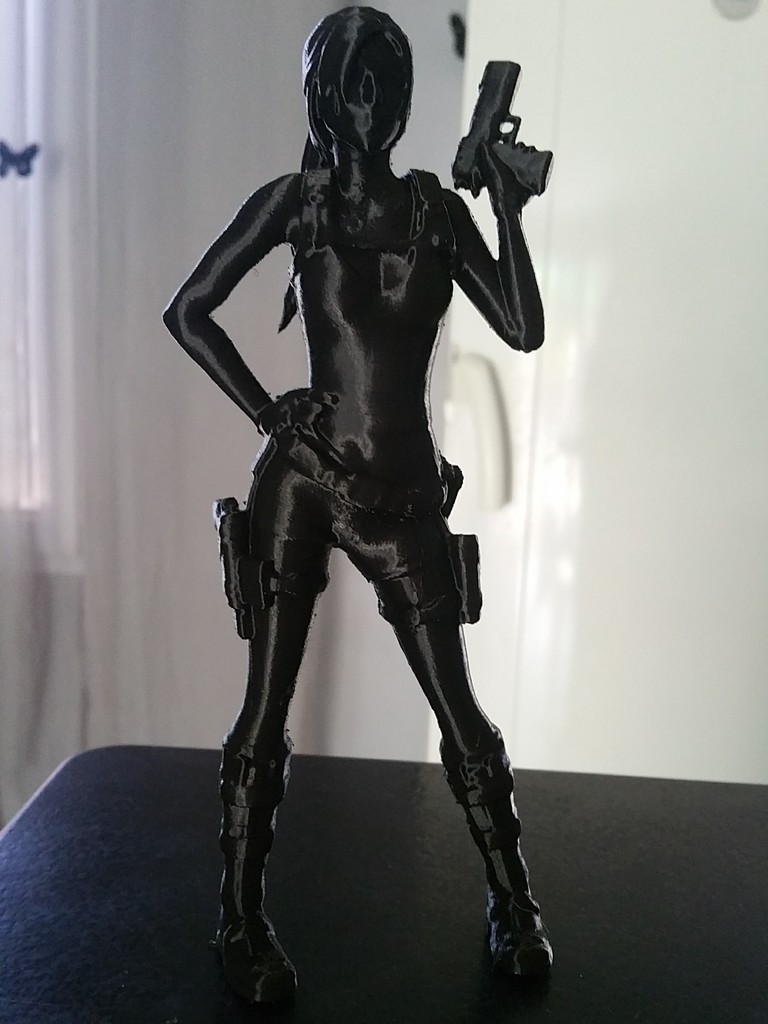 Lara Croft with one gun von Ludiks | Kostenloses STL-Modell ...