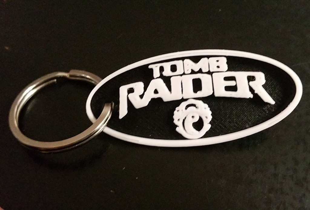 Tomb Raider Key Ring by Ludiks | Download free STL model | Printables.com