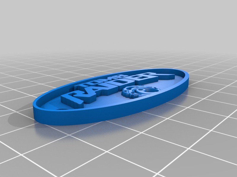 Tomb Raider Key Ring by Ludiks | Download free STL model | Printables.com