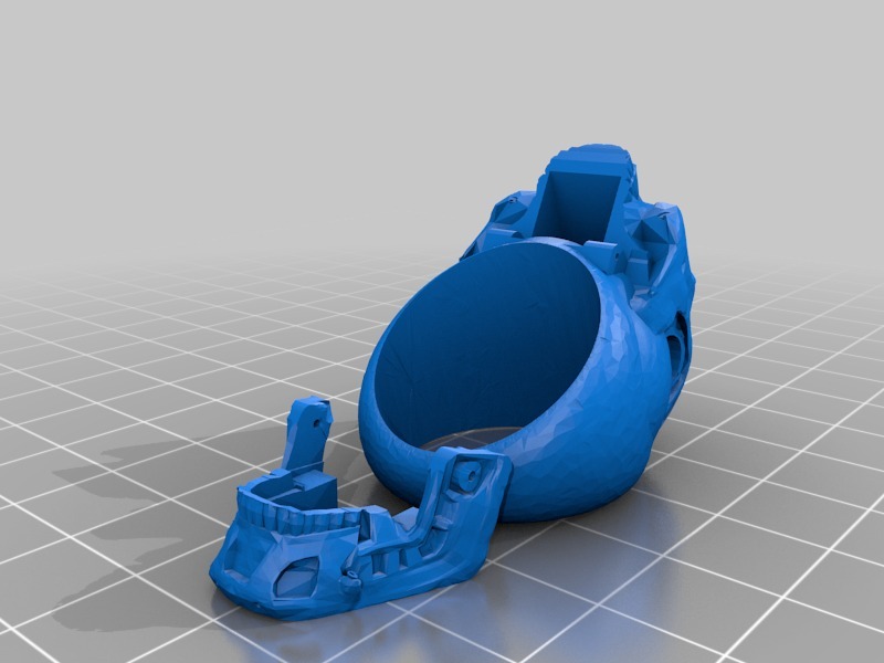 T800 Terminator Ring with Jaw by Ludiks | Download free STL model ...