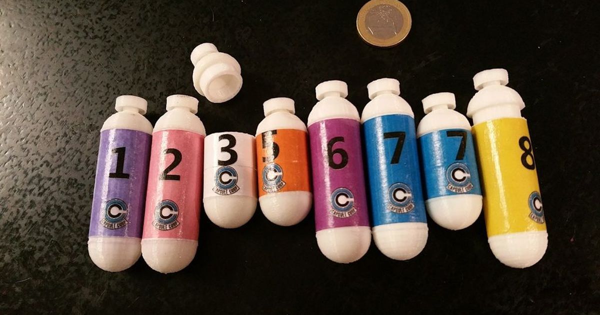 DynoCaps Hoi-poi Capsule Capsule Corp. v2 by Ludiks | Download free STL ...