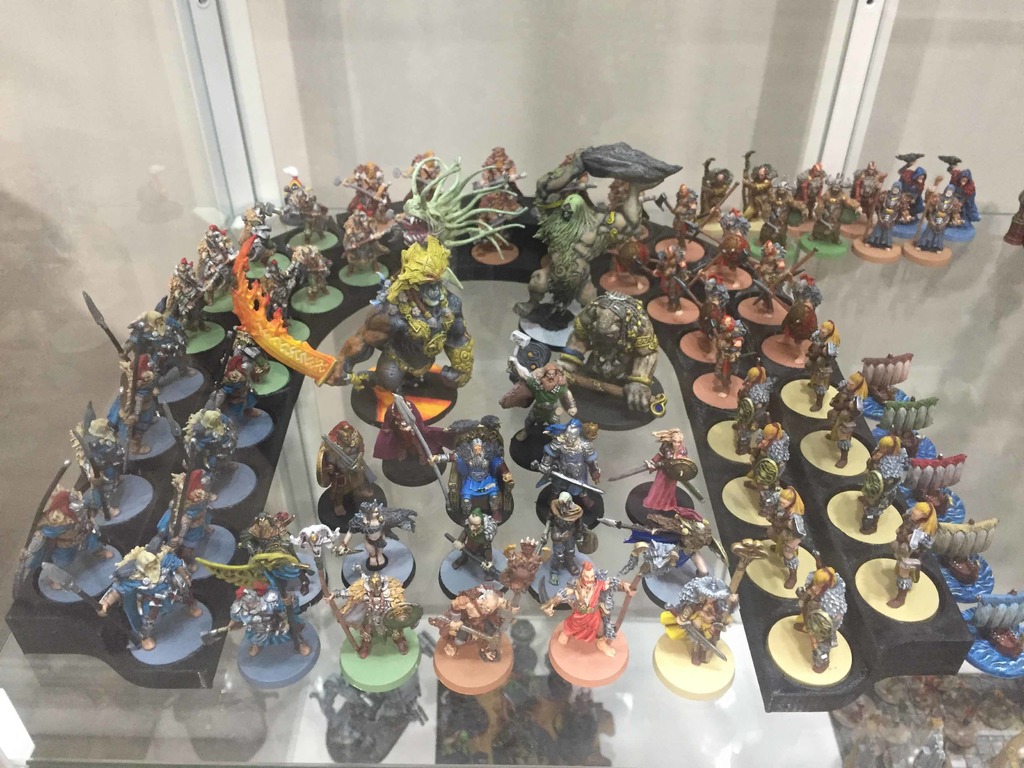 Blood Rage Board Game Miniature display stand set by schleprocker ...