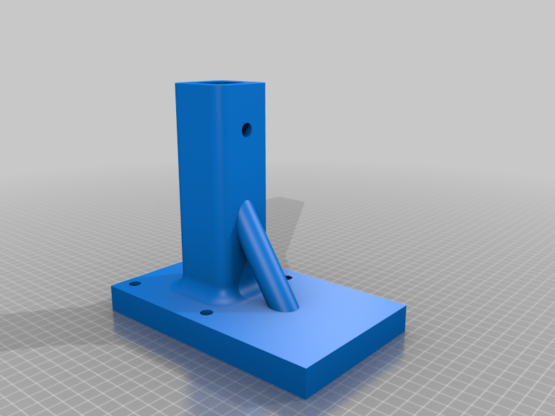 monitor mount 100mm vesa by twanskys | Download free STL model ...