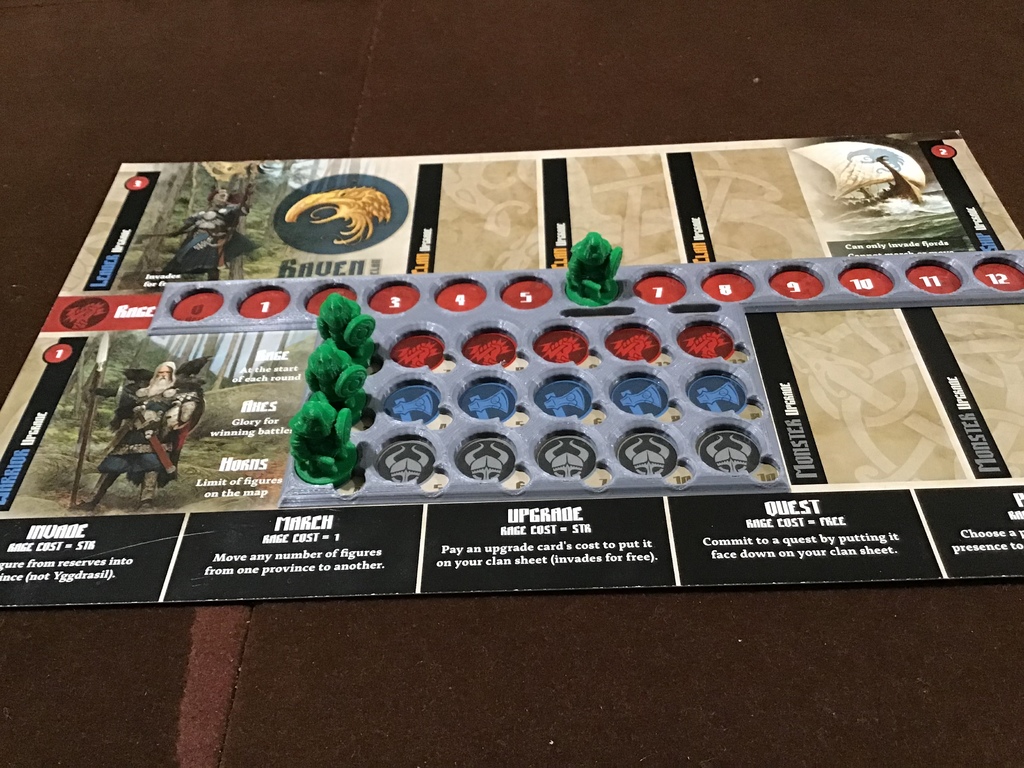 Blood Rage Board Game Player Mat Overlay by schleprocker | Download ...