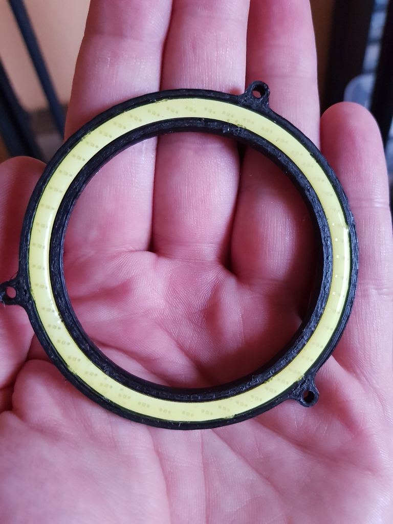70mm LED Ring mount for Anycubic Kossel by Christian | Download free ...