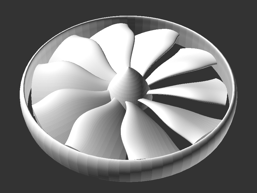 Turbine Fan by Jack | Download free STL model | Printables.com