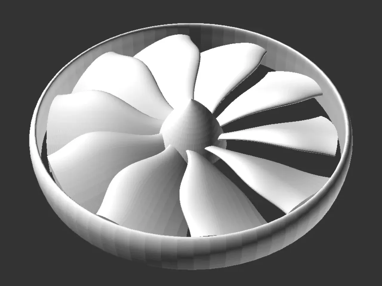 Turbine Fan by Jack | Download free STL model | Printables.com