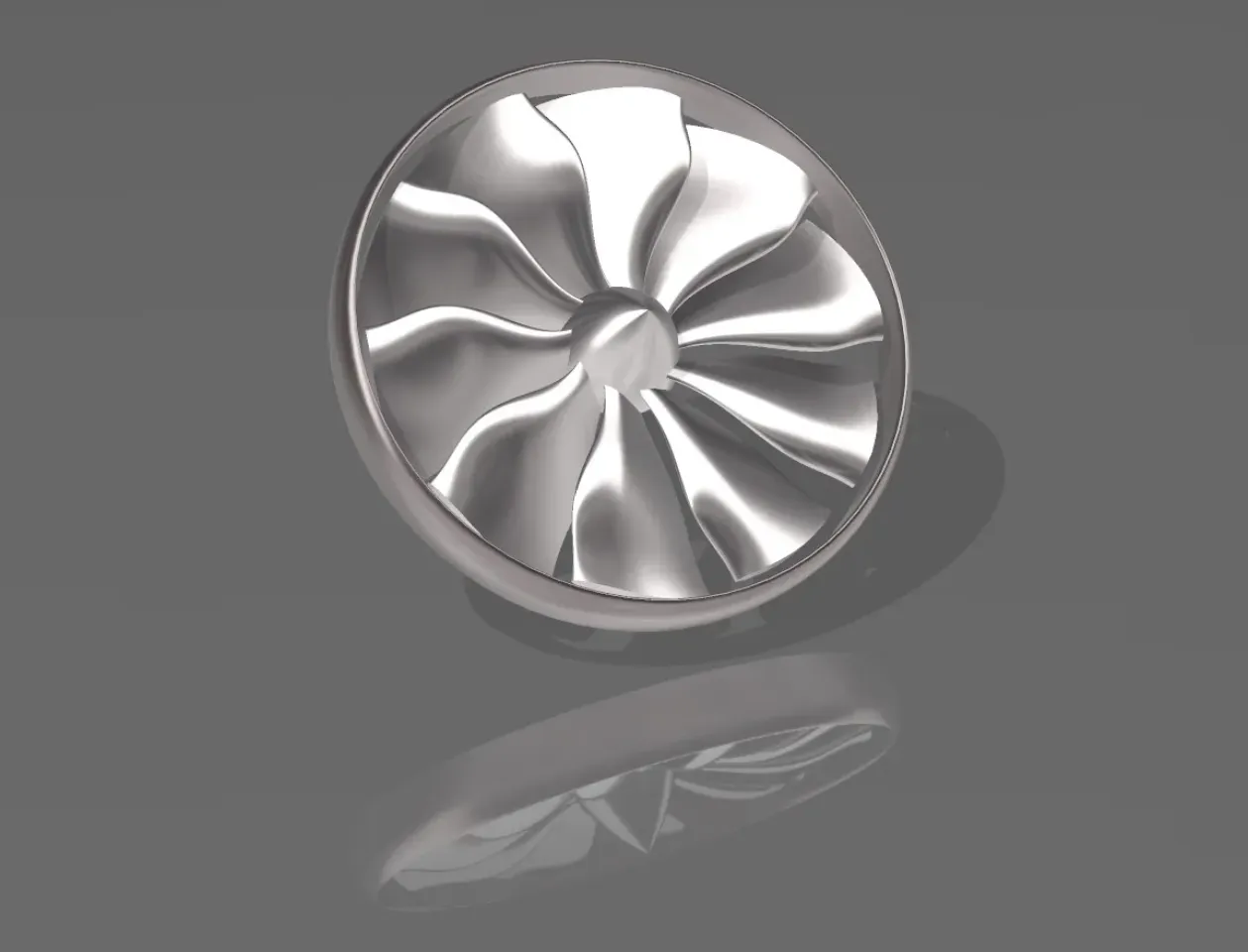 Turbine Fan by Jack | Download free STL model | Printables.com