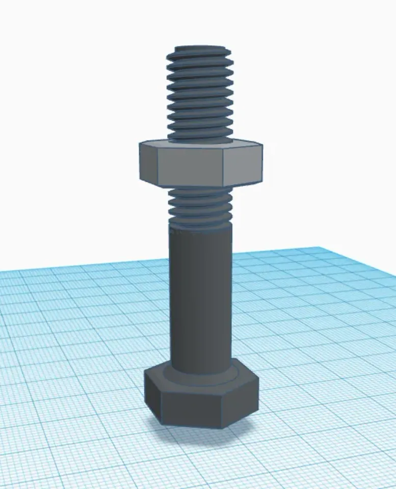 m10 bolt and nut by FILIP125 | Download free STL model | Printables.com
