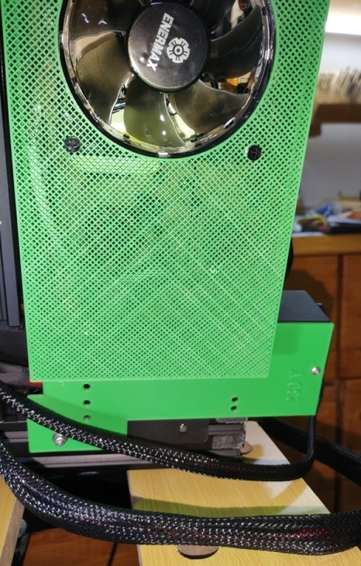 Power cables cover for PSU cover by Martines | Download free STL model ...
