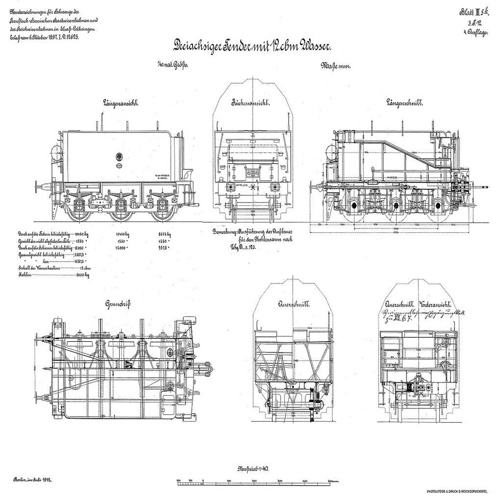 Aster Hobby T3 / 89 7462 Tender modification - Gauge 1 / 1:32 por ...