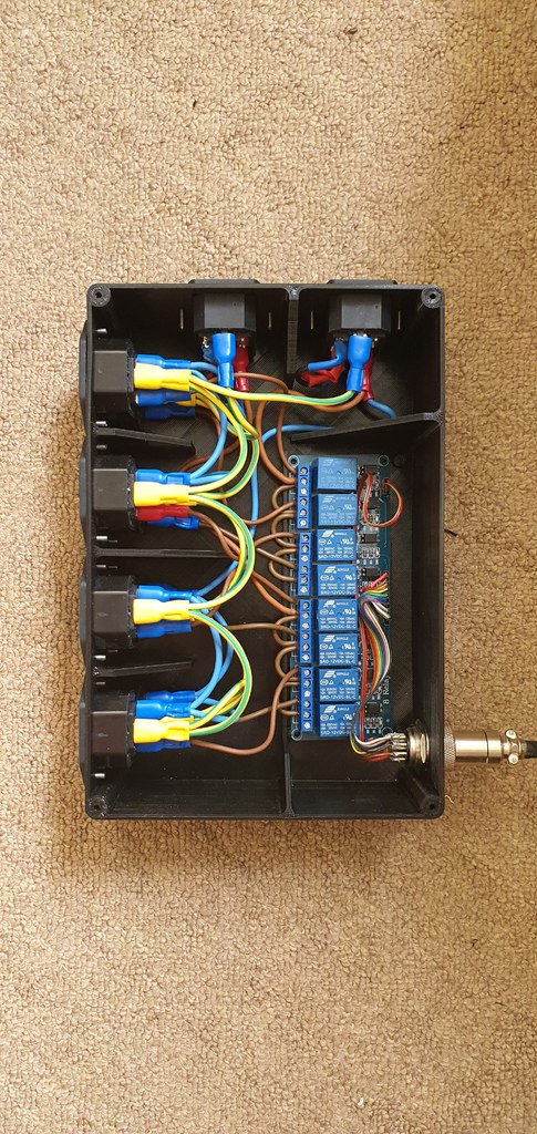 8way Relay Mains Switchbox by Sparxcore | Download free STL model ...