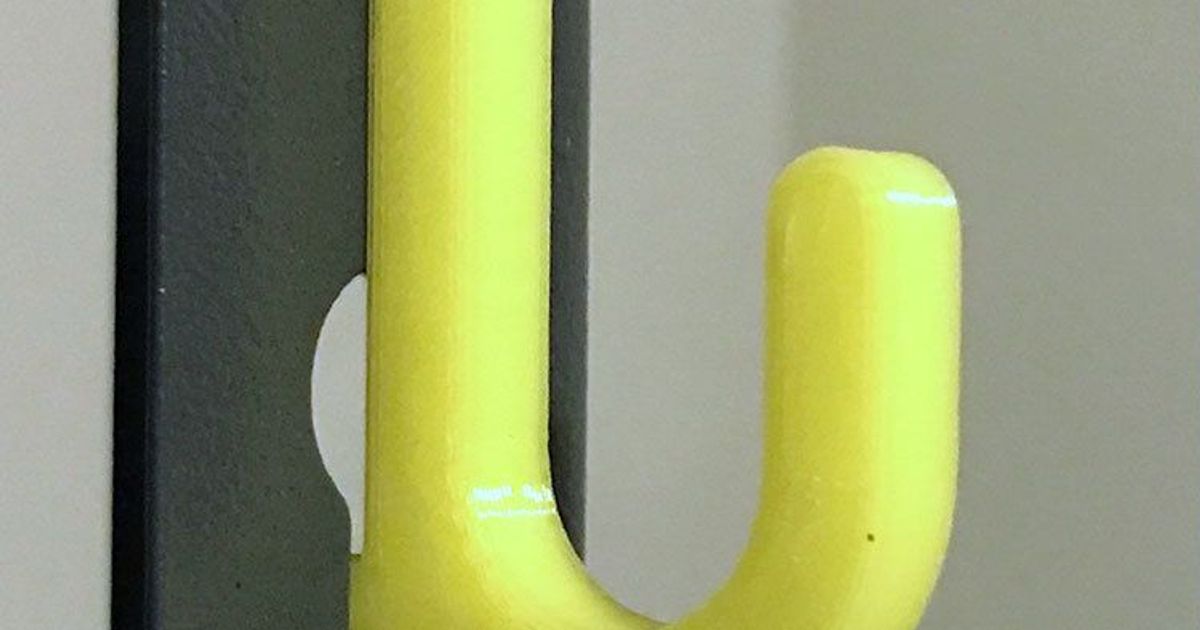 Customizable Hook for hammer lock / keyhole storage shelving by Andy ...