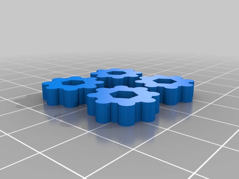 Thumbwheel for M3 standard and nyloc nuts by Andy | Download free STL ...
