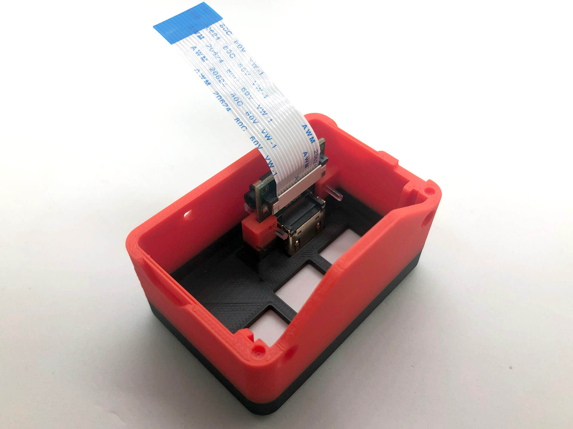 Raspberry Pi Case w/ CSI to HDMI Adapter by Evan000 | Download free STL ...