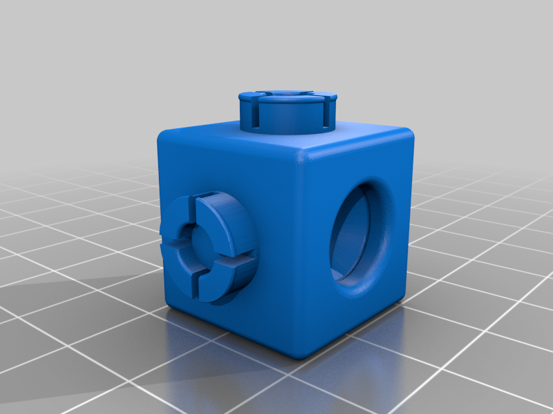 Snap Cubes - multiple connectors por AngryPeanut | Descargar modelo STL ...