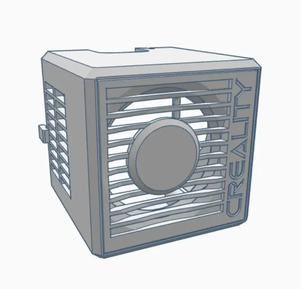 Creality Ender 3 v2 - Clean Shroud (40x20mm Fan & Stock 4010 Blower) by ...
