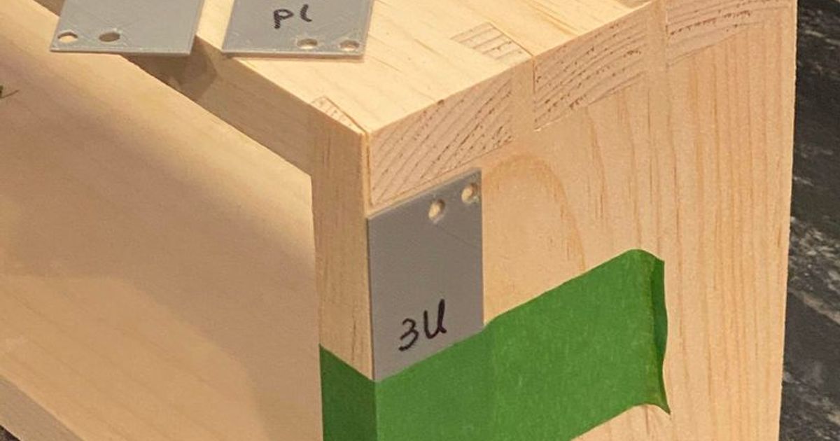 EuroRack Vector T-Strut Drill Guide by Mark Roberts | Download free STL ...