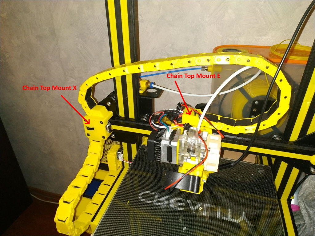 Creality Ender3 3 Cable Chains by Volkaster | Download free STL model ...