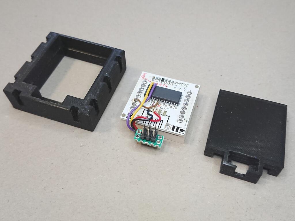 I2C 8x8 LED dot matrix display for fischertechnik by juh | Download ...