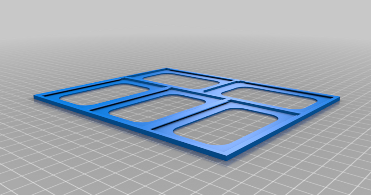 INSTAX frame for 5 pictures by SasPes | Download free STL model ...