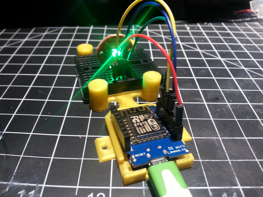 WEMOS D1 MINI Breadboard Mount by Mitzpatrick | Download free STL model ...
