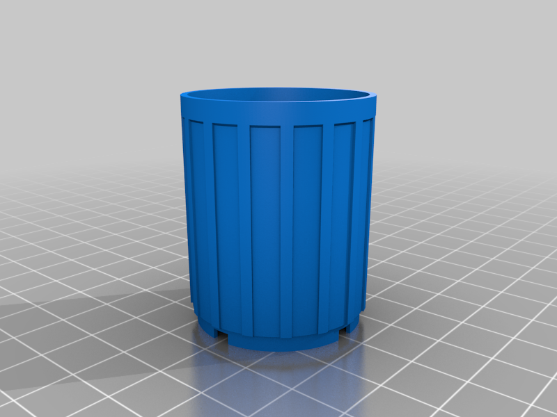 Lego Style Trash Bin by Armourist | Download free STL model ...