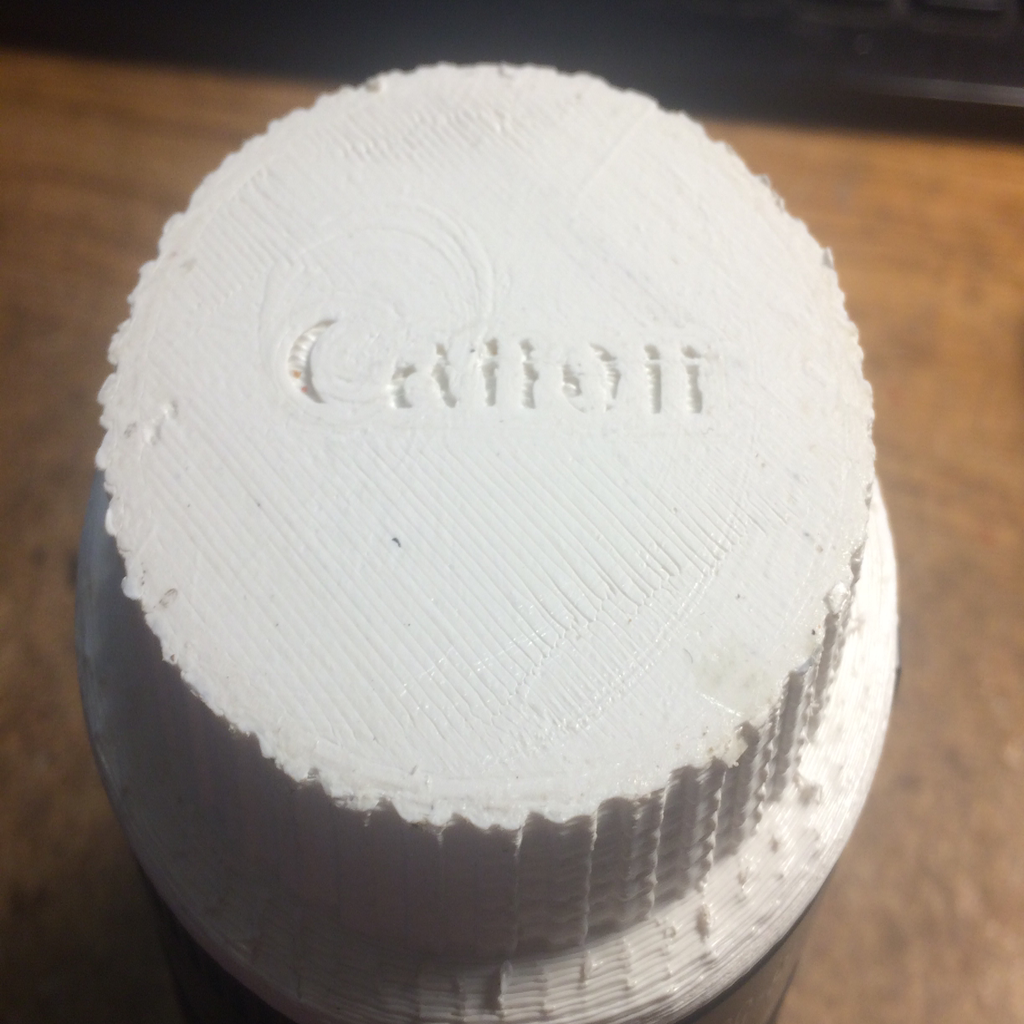 Canon Lense Cap with Logo by stefi01 | Download free STL model ...