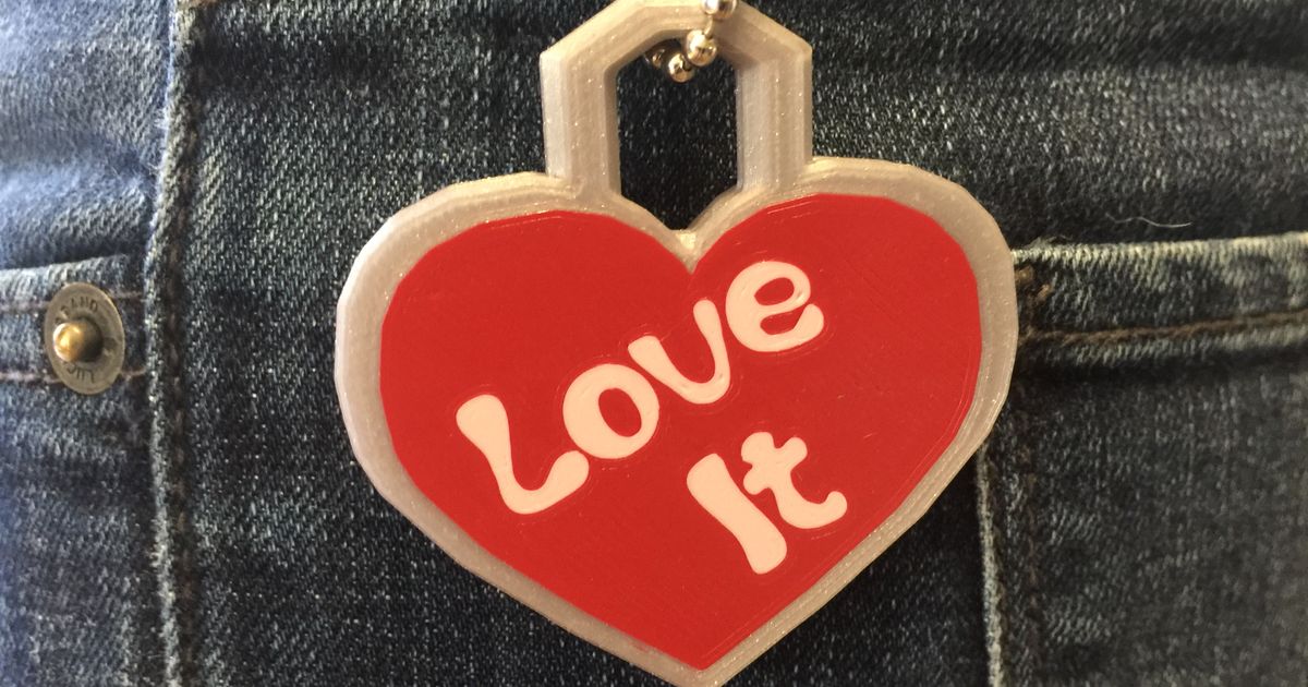 Heart -Basic - LOVE IT! by StarLabs3D | Download free STL model ...