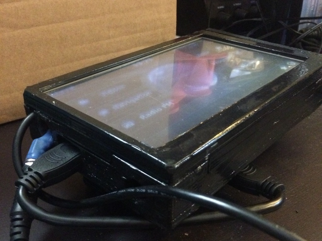 7 inch lcd with raspberry pi housing by stefi01 | Download free STL ...
