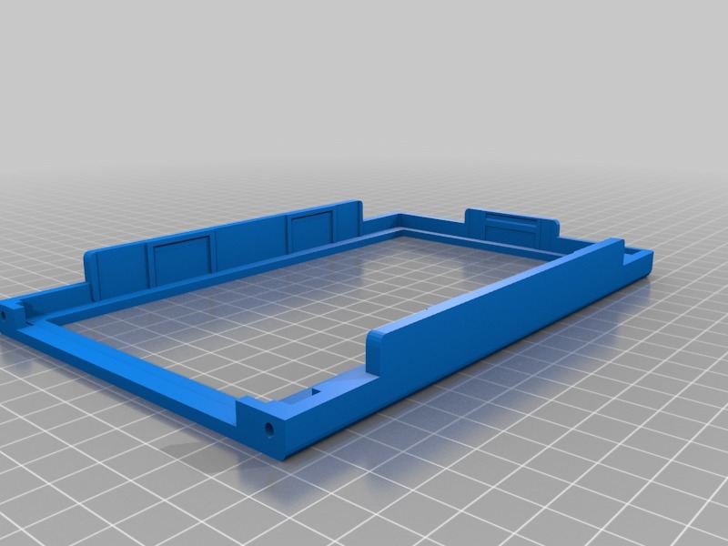 7 inch lcd with raspberry pi housing by stefi01 | Download free STL ...