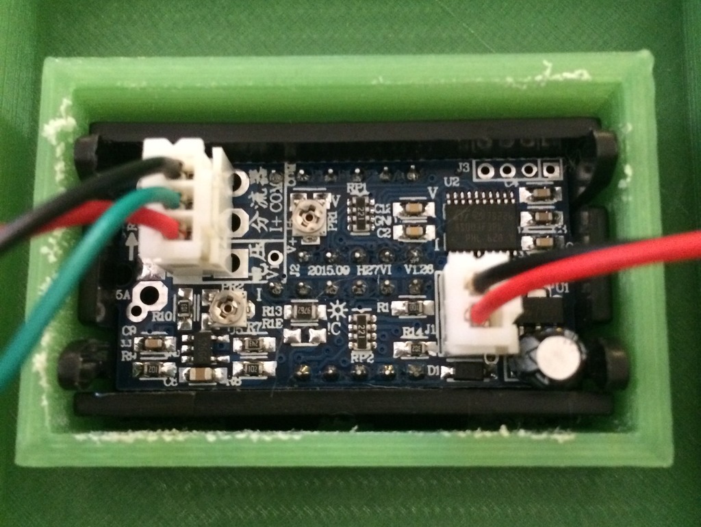 12864 combined with YX-Ammeter-Voltmeter by stefi01 | Download free STL ...