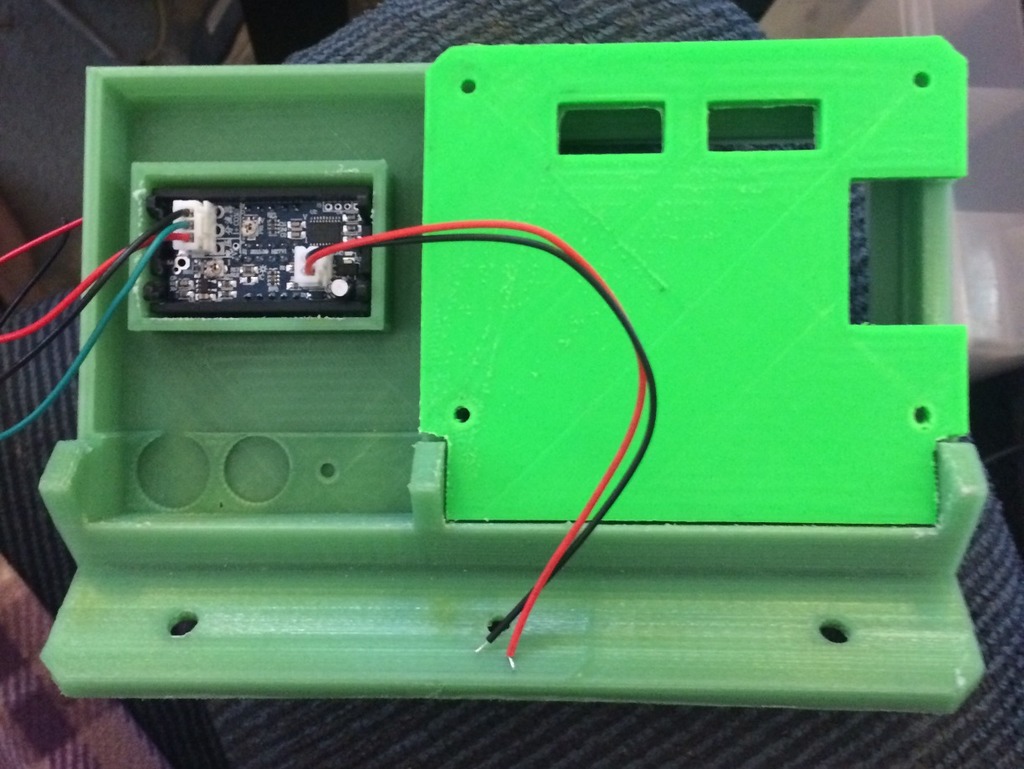 12864 combined with YX-Ammeter-Voltmeter by stefi01 | Download free STL ...