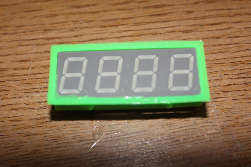 Adafruit 7 Segment Led Holder By Stefi01 Download Free Stl Model