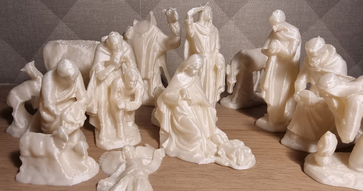 Nativity complete original scans by Jochem | Download free STL model ...