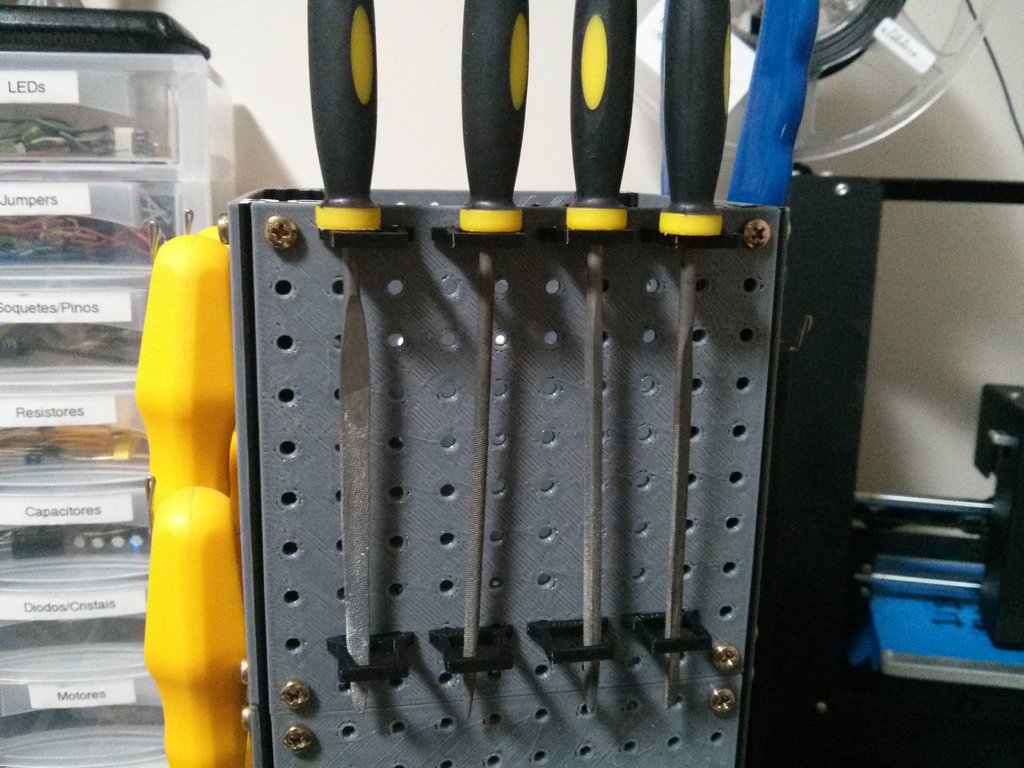 Mini Pegboard Tool Tower by Marcelo Chaves | Download free STL model ...