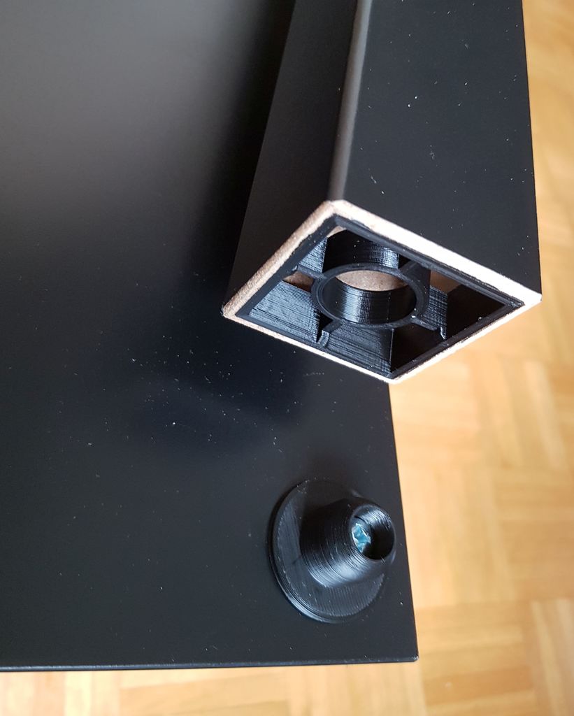 Invisible stacking connectors for IKEA-LACK table by Sisul | Download ...