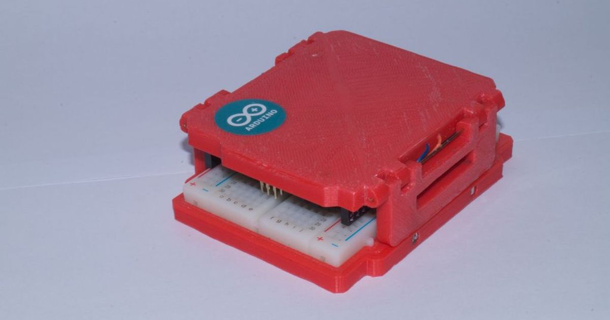 Folding Box for Arduino Uno by echt_fein_mann | Download free STL model ...