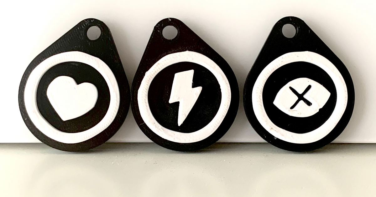 Red Dead Redemption 2 Cores keychain by alban | Download free STL model ...