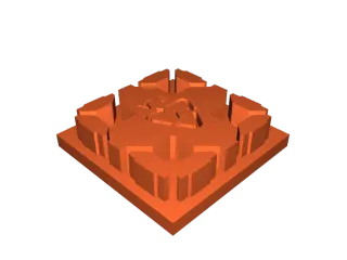 PLA Molecule 4040 end cap by CaptainAwesome1776 | Download free STL ...