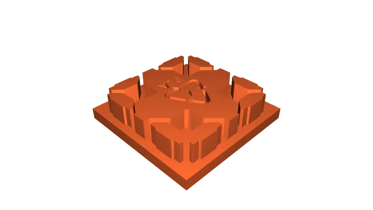 PLA Molecule 4040 end cap by CaptainAwesome1776 | Download free STL ...