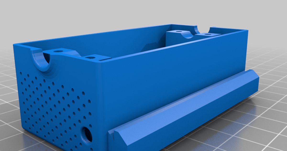 PSU Control Box with 4040 rail mount by 7FM | Download free STL model ...