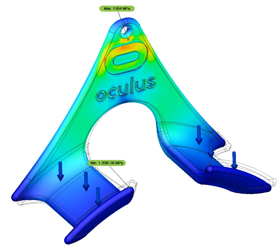 Oculus Rift S ceiling mount by Schneider | Download free STL model ...