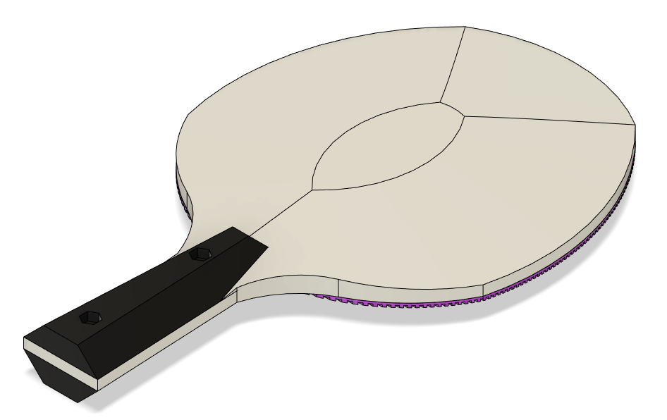 Ping Pong Paddle by GuardianGuy | Download free STL model | Printables.com